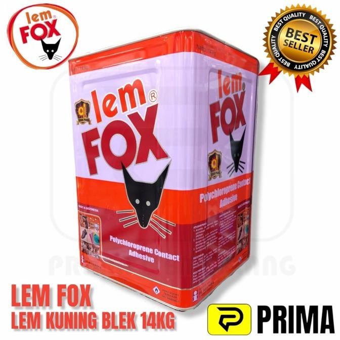 Jual LEM FOX KUNING SERBAGUNA BLEK 14KG | Shopee Indonesia