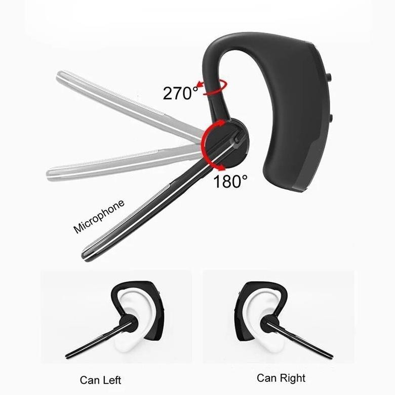Jual Headset Bluetooth V8 With Long Mic 8D Bass Wireless Earphone 5.0 ...