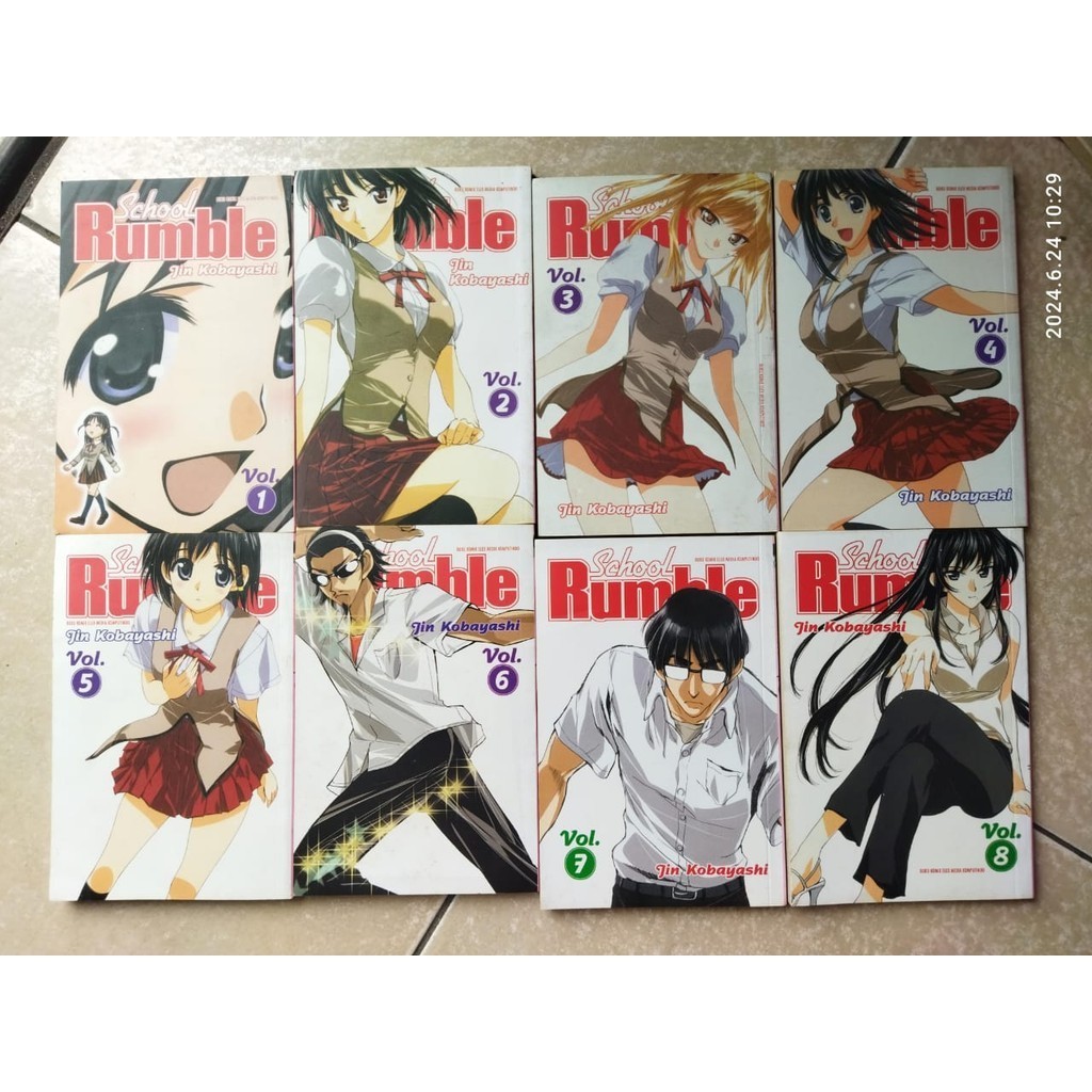 Jual Komik SCHOOL RUMBLE #1-8 bersambung. Jin Kobayashi | Shopee Indonesia