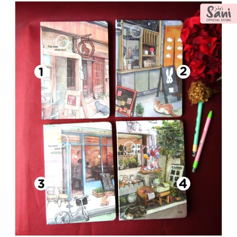 Jual Sani | Buku Diary Notes / Diary Notebook Fancy Hardcover - Travel ...