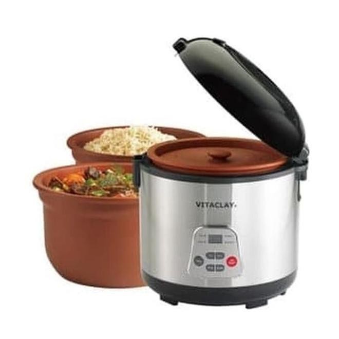 Jual [Ready Stock] Big Sale Vitaclay Rice & Slow Cooker 4 Ltr | Shopee ...