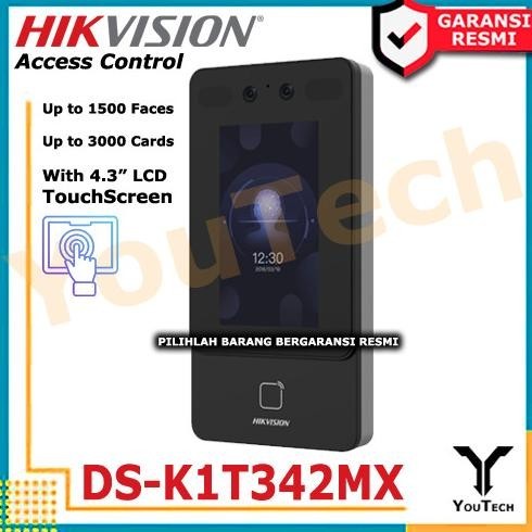 Jual [Baru] Ds-K1T342Mx - Hikvision Face Recognition Mesin Absen Acces Terminal | Shopee Indonesia