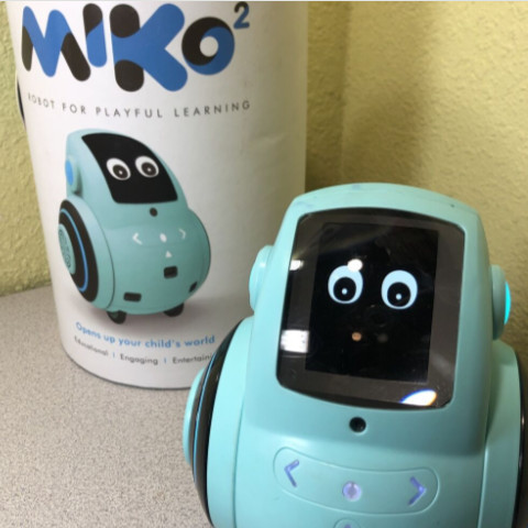Jual Miko 2 AI- Powered Smart Robot Kids - Red & Blue Education K01 ...