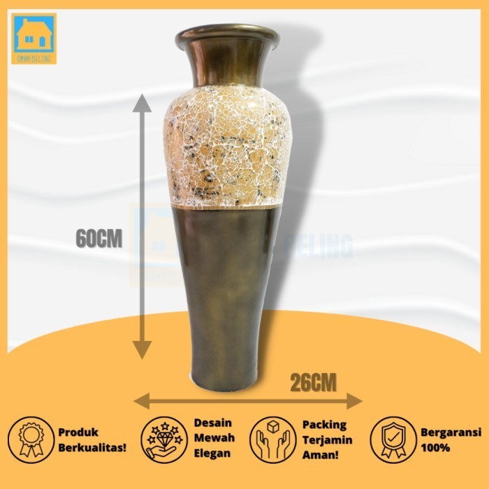 Jual Gra Vas Bunga Guci Keramik Aesthetic Ukuran 60Cm Vas Gucci Sudut ...