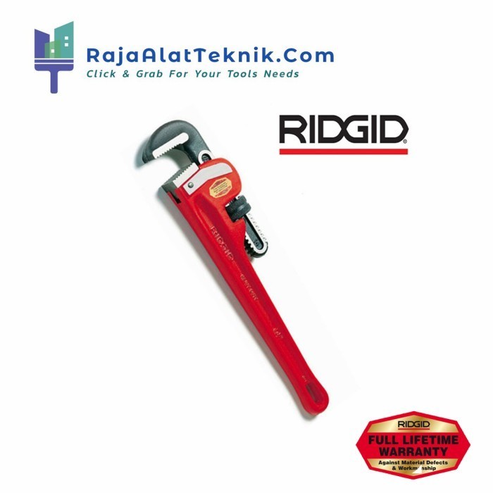 Jual HEAVY-DUTY STRAIGHT PIPE WRENCH 10" RIDGID (31010) | Shopee Indonesia