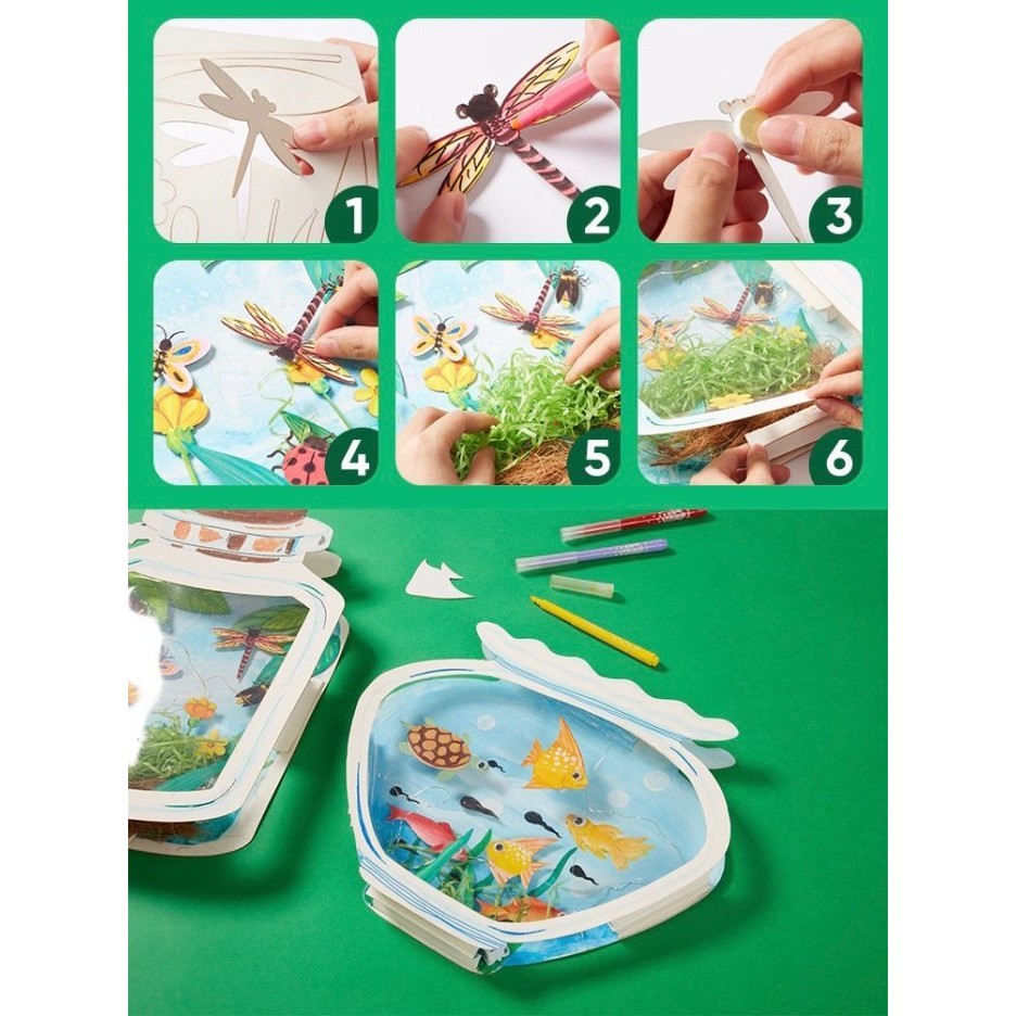 Jual NAg Diy Project Art Craft Fish Aquarium & Insect Prakarya Anak ...