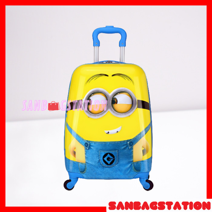 Jual KIDS TROLLEY LUGGAGE KOPER BAGASI ANAK RODA 4 16IN INCI MOTIF ...