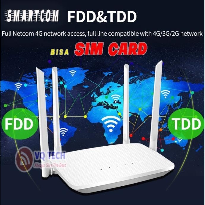 Jual Modem Wifi Wireless Router Sim Card 4G LTE Smartcom XM286 300Mbps ...