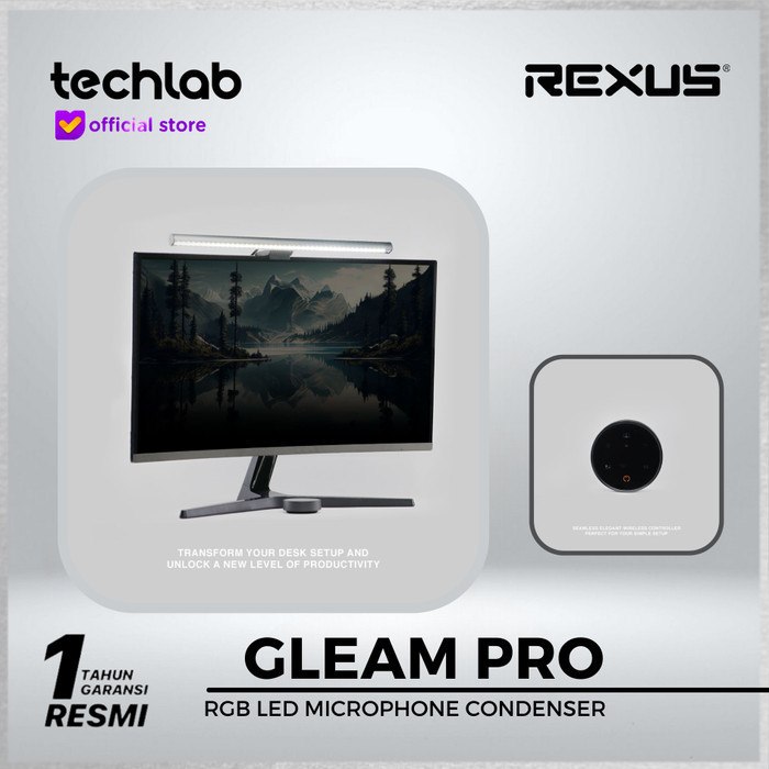 Jual Rexus Daxa Gleampro / Gleam Pro Monitor Lightbar Wireless Touch ...