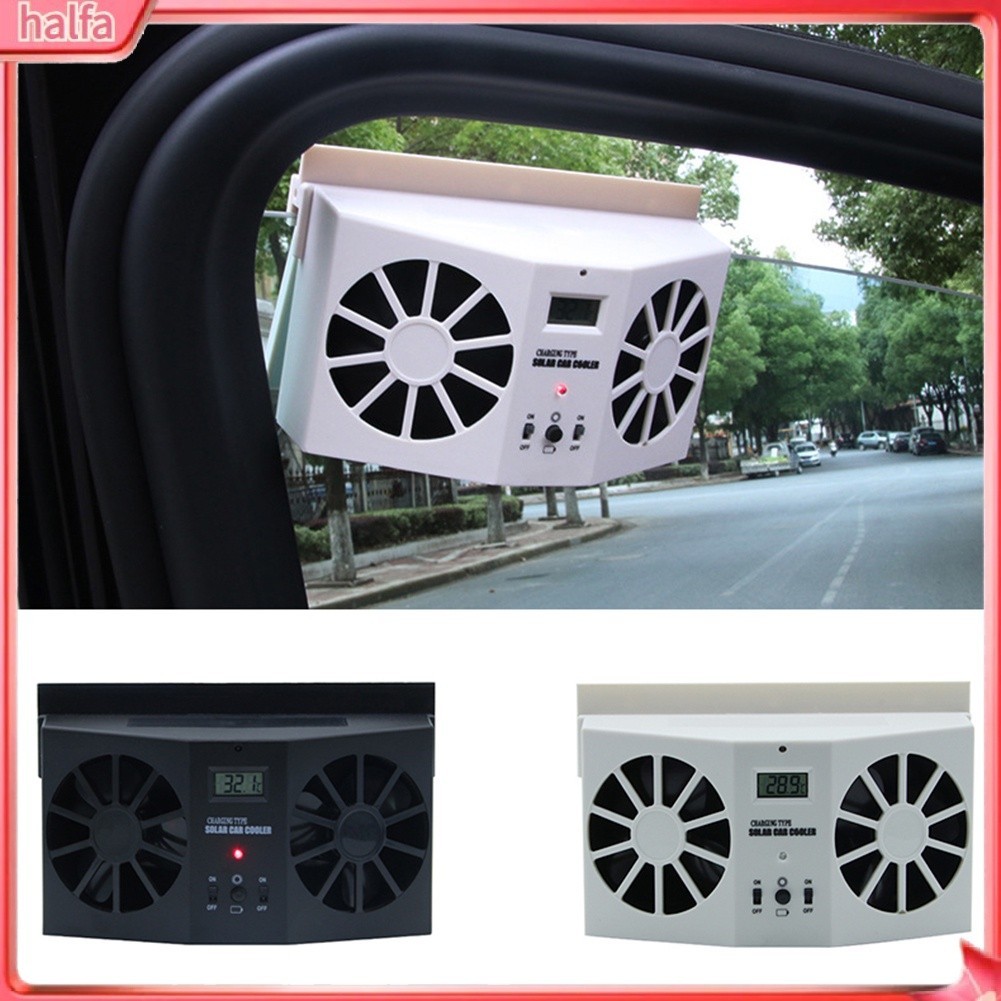 Jual Halfa | Mobil Auto Solar Powered Fan Cooler Window Air Ventile ...