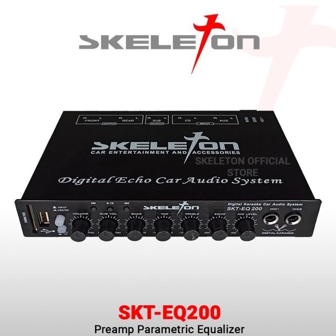 Jual Skeleton Parametric Equalizer Karaoke, Usb & Sd Port Eq200 | Shopee Indonesia