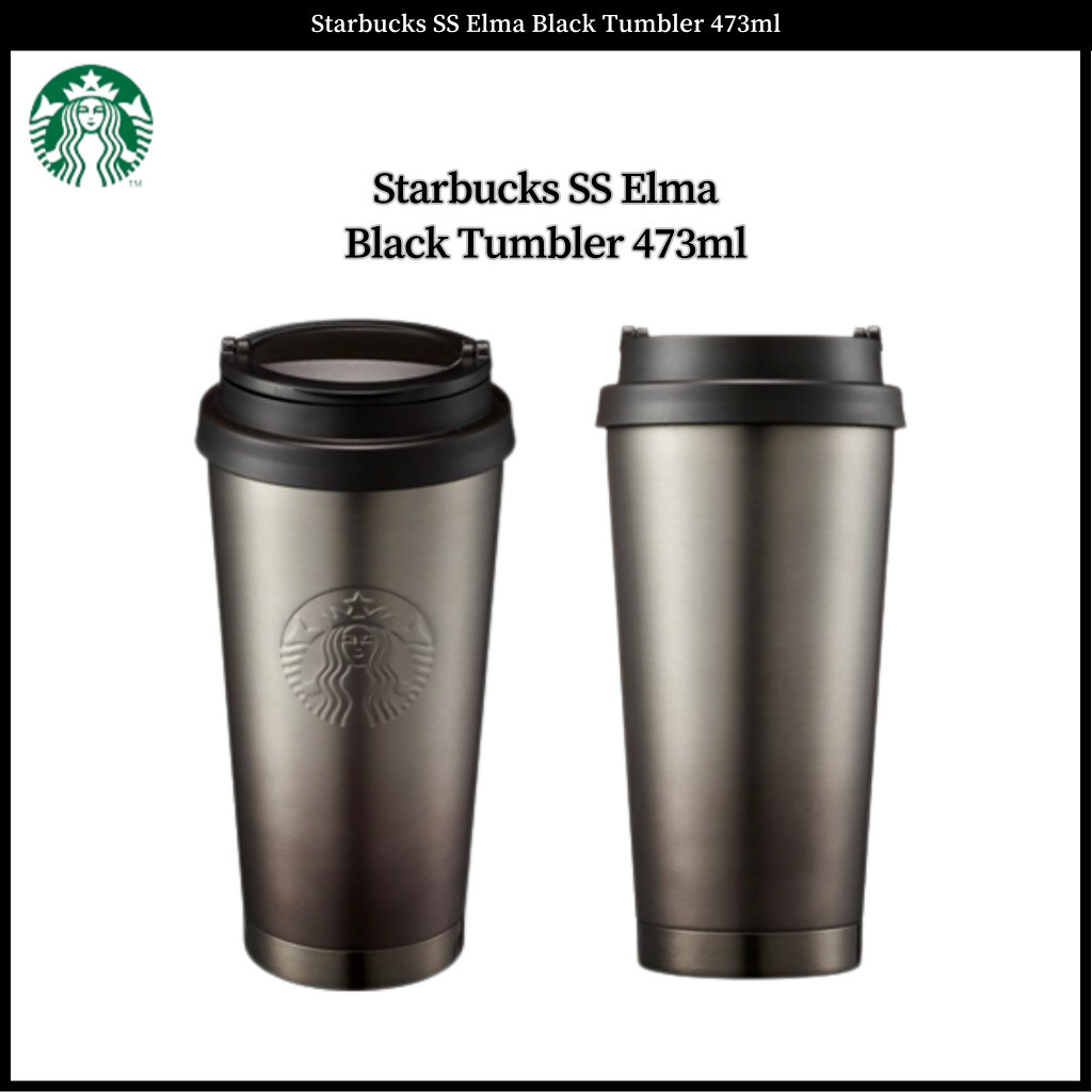 Jual Starbucks Korea SS Elma Black Tumbler 473ml | Shopee Indonesia