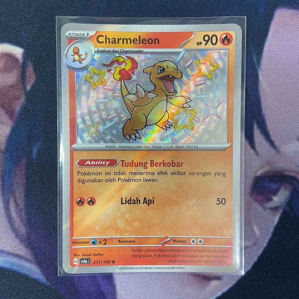 Jual pokemon (ID) charmeleon - SV4a 211/190 - S | Shopee Indonesia