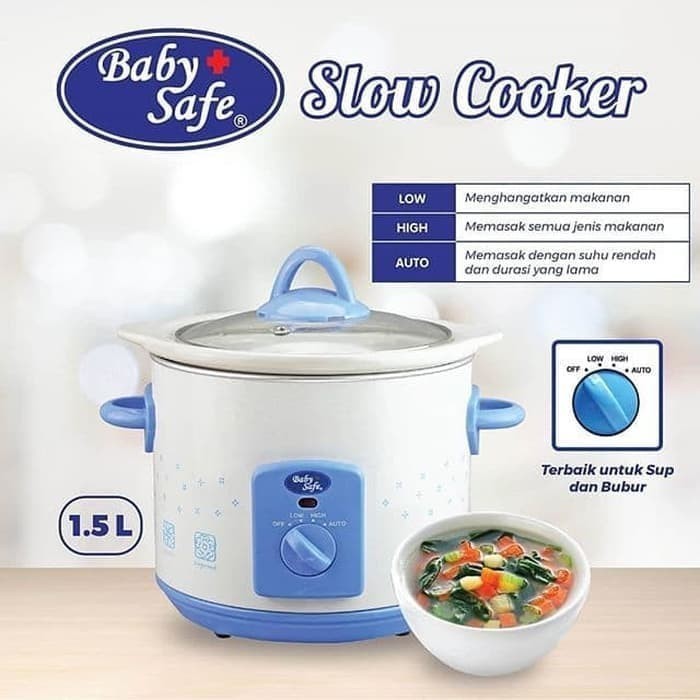 Jual Slow Cooker 1.5L Perlengkapan Makan Bayi | Shopee Indonesia