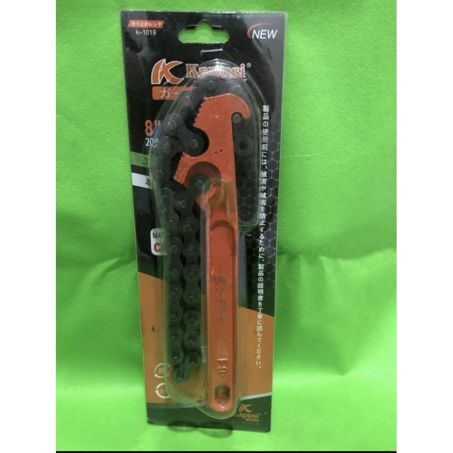 Jual Kunci Bukaan Filter Oli Solar Sabuk Kain Rantai Rante 8" | Shopee ...