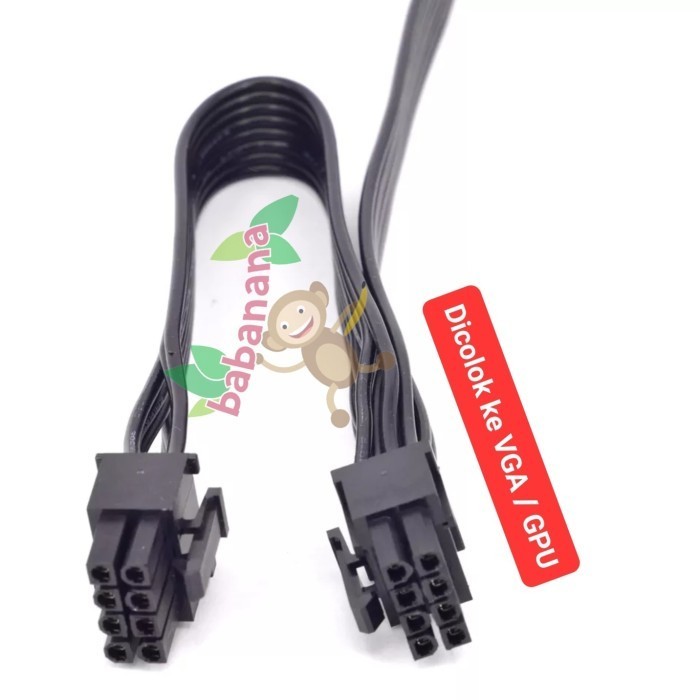 Jual Kabel Modular Corsair Pcie 8 Pin To 6+2 For Mining Power Vga Psu ...
