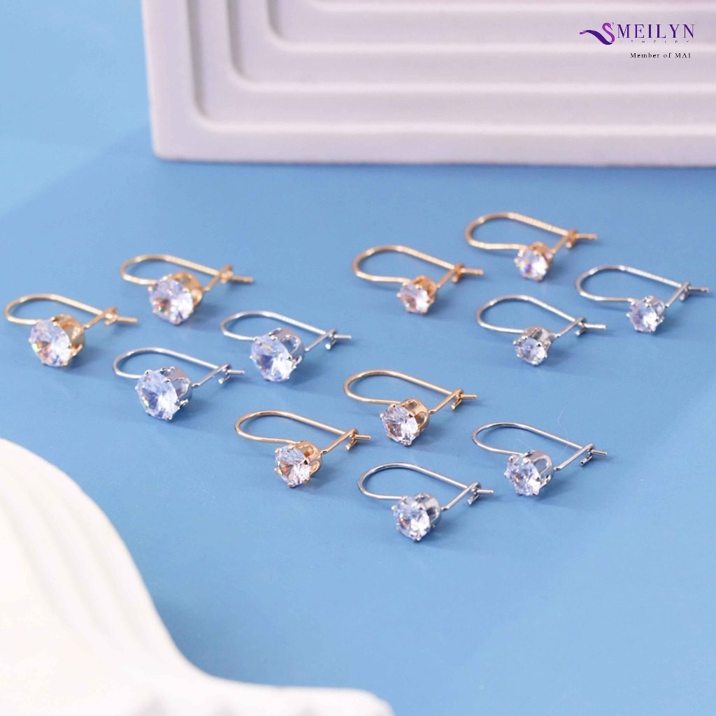 Jual MEILYN Anting Klip Desy Perhiasan Fashion Motif GG6 Lapis Emas 18K ...