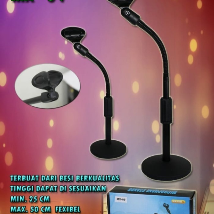 Jual Maxxis Desk Stand Mic Meja Flexible Mx 09 Tiang Mic | Shopee Indonesia