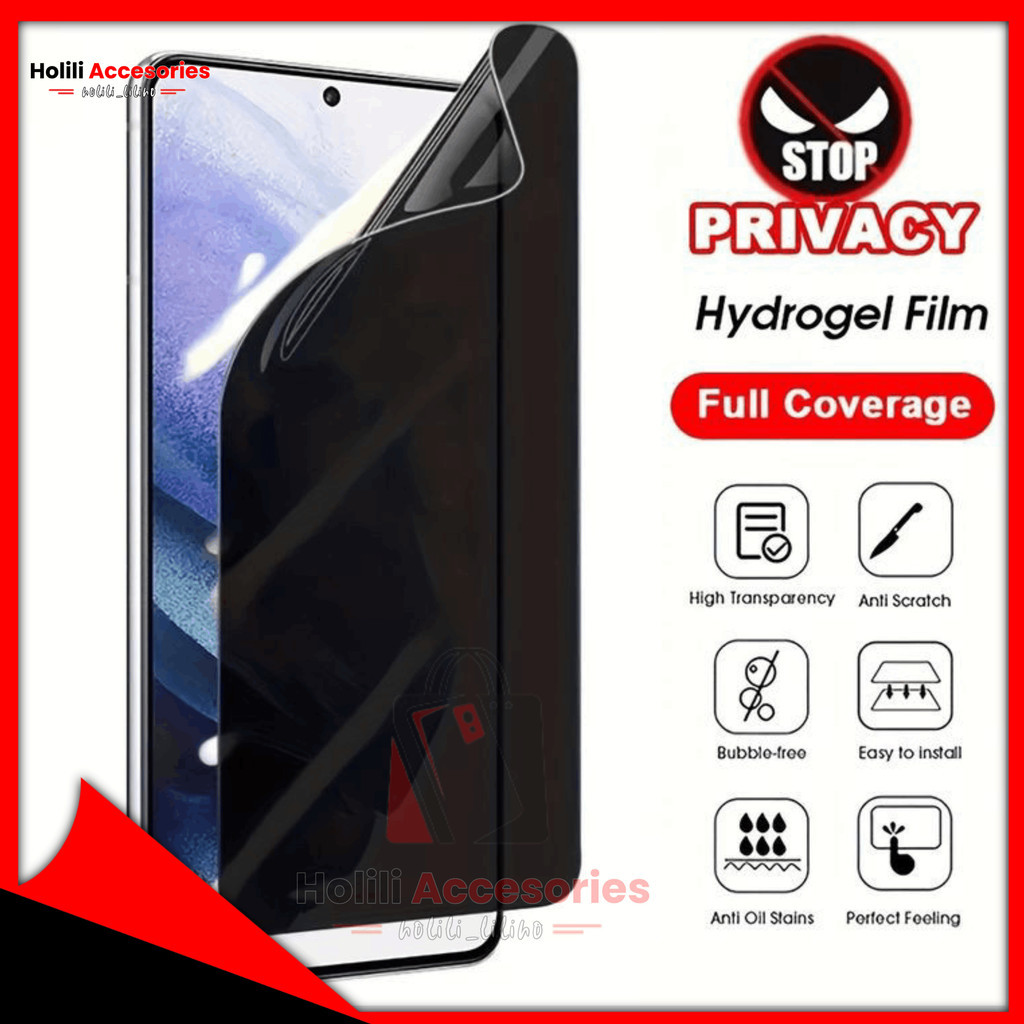 Jual Hydrogel MATTE SPY PRIVASI Tipe SAMSUNG A55 5G Tempered Glass jelly lentur Anti Glare SPY ...