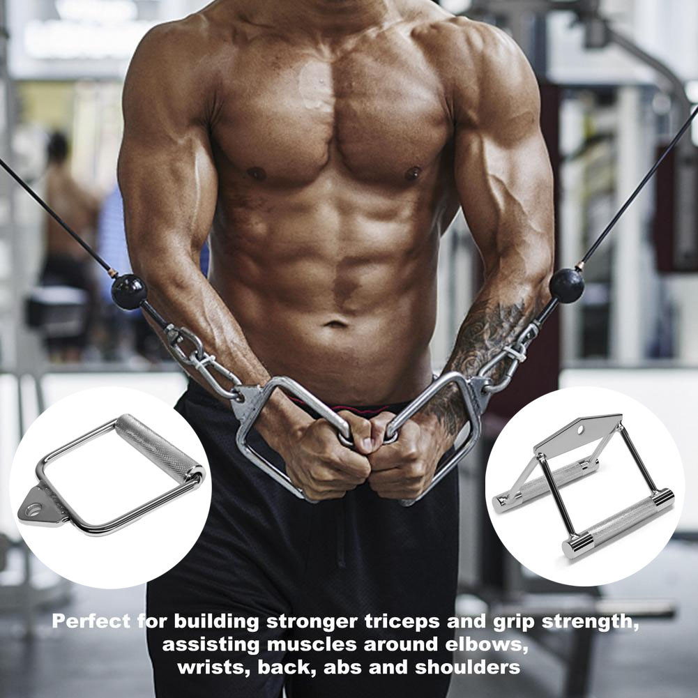 Jual D/V-Handle Single/Handle Single Tricep Grip Gym Exercise Handles ...