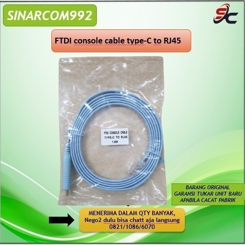 Jual FTDI console cable type-C to RJ45 K02 | Shopee Indonesia