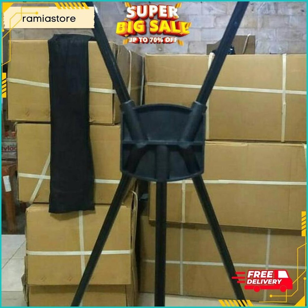 Jual STAND STANDING RANGKA SPANDUK X BANNER BENNER BESI HITAM 60X160 CM ...