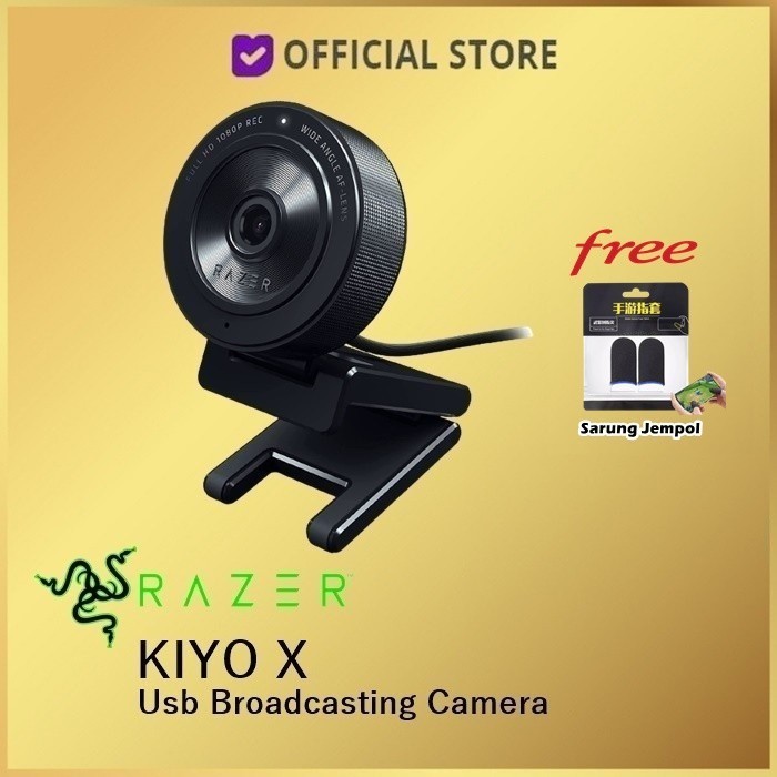 Jual Razer Kiyo X - USB Webcam for Full HD Streaming Camera | Shopee ...