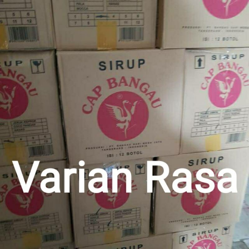 Jual Sirup Cap Bangau varian rasa per dus (12 botol) | Shopee Indonesia