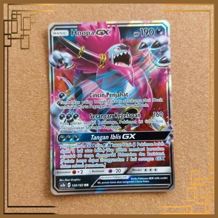 Jual [GWM] HOOPA GX RR 149/183 POKEMON INDONESIA BAYANGAN TERSEMBUNYI ...
