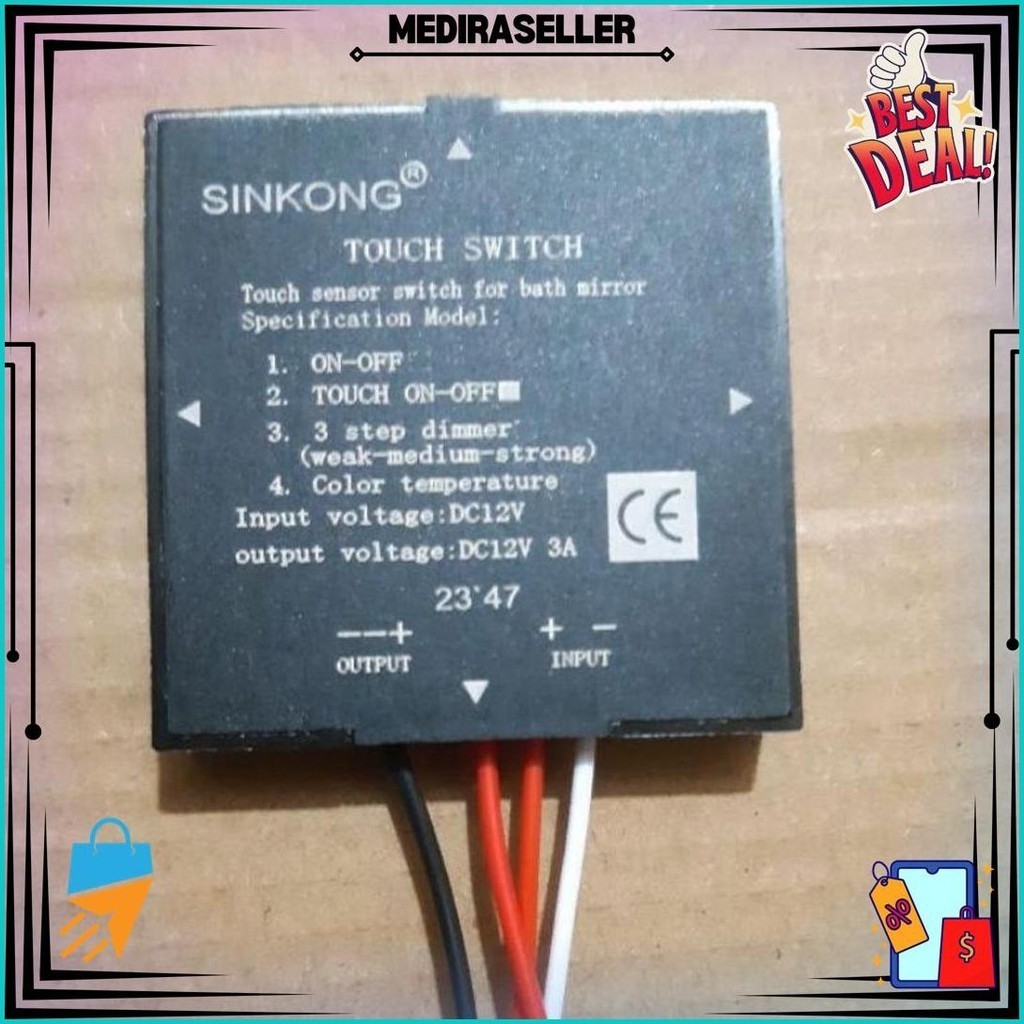 Jual Saklar Sensor Sentuh 5-12V Untuk Lampu Led Cermin Kamar Mandi B ...