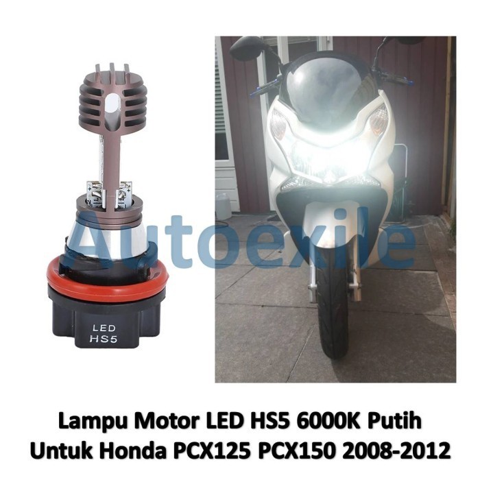 Jual Lampu Hs5 Led White Putih 6000K Motor Honda Pcx125 Pcx150 Pcx Lama | Shopee Indonesia