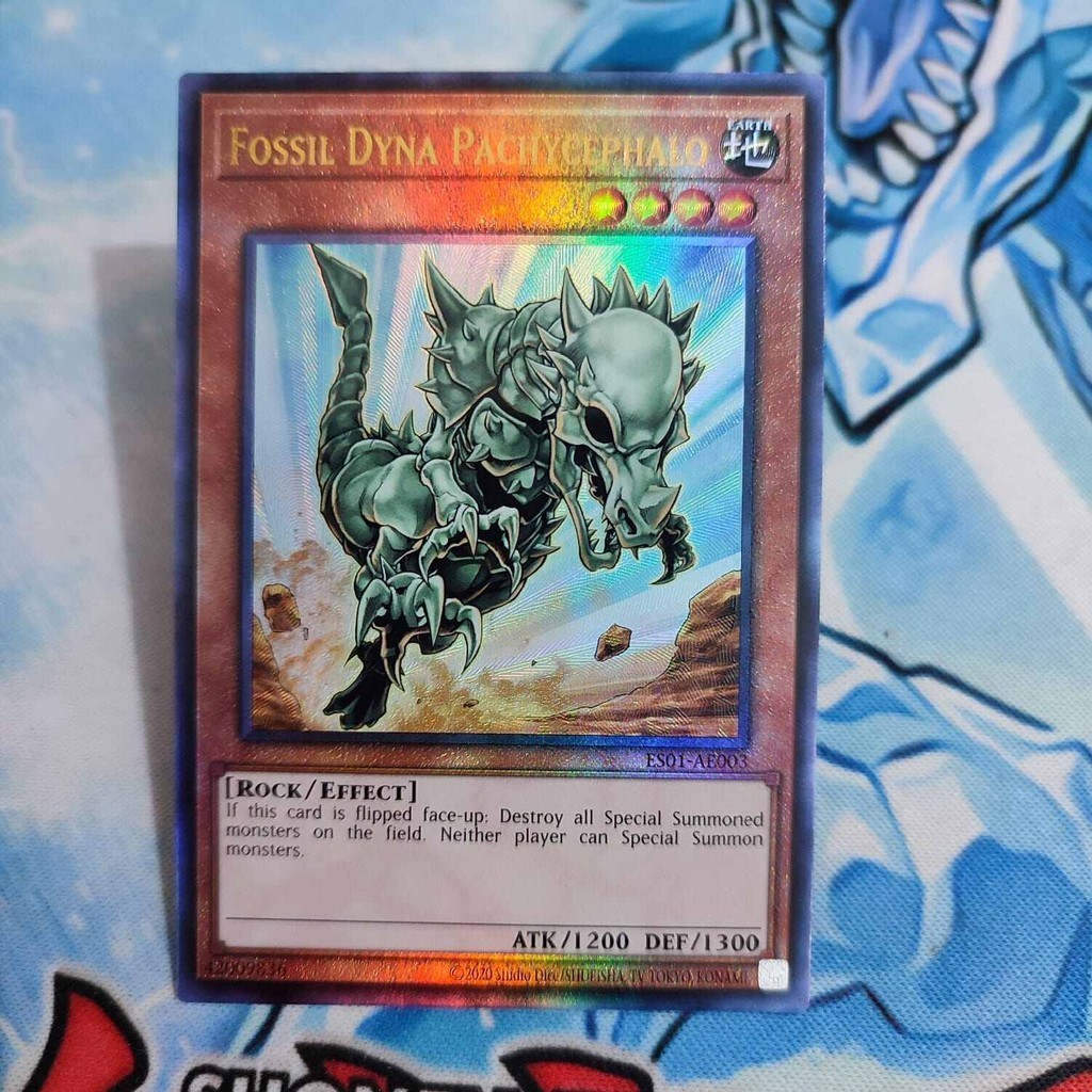 Jual yugioh AE fossil dyna pachycephalo ES01-AE003 UL original | Shopee ...