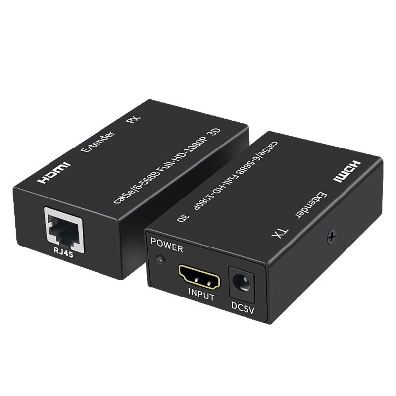 Jual 1080P HDMI Extender melalui Cat5e Cat6 Ethernet IP TCP hingga 60M ...