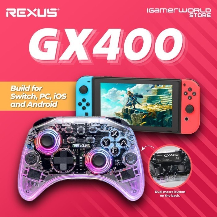 Jual Jual!! Rexus Gladius GX400 Gamepad | Shopee Indonesia