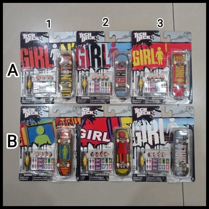 Jual Fingerboard Tech Deck Skateboard Girl Tech Deck | Shopee Indonesia