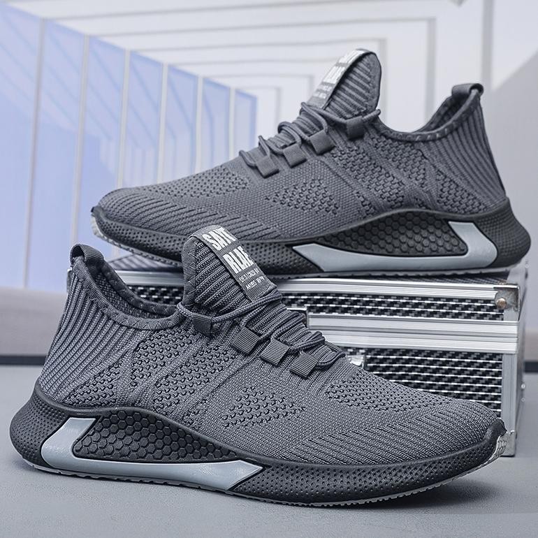 Jual Leedoo Sepatu Tali Fashion Kasual Sneakers Running Sport Sepatu Sneakers Pria Hitam Mr126 ...