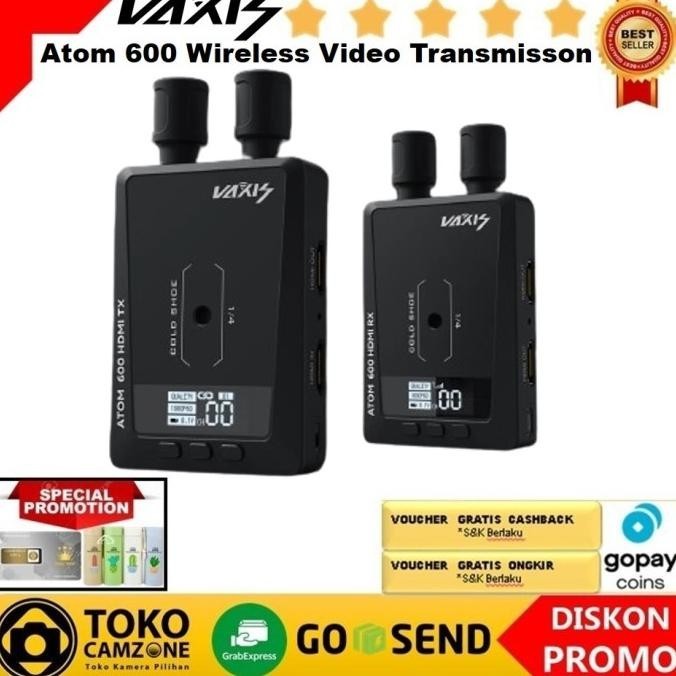 Jual Vaxis Atom 600 Hdmi Wireless Video Transmisson System 1080P Hits ...
