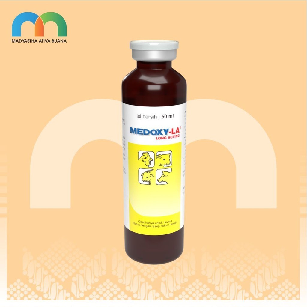 Jual Medoxy-LA Btl 50 Ml Medion Obat Sistem Pernafasan Ayam | Shopee ...