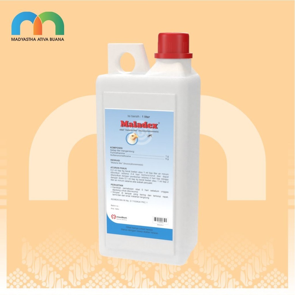 Jual Maladex 1 L Medion Obat Malaria Ayam | Shopee Indonesia