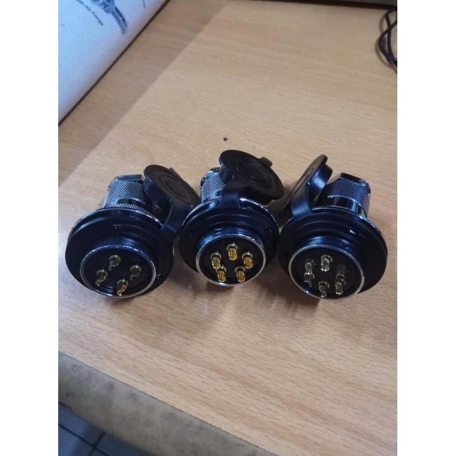 Jual [ Bv ] Circular Connector Konektor Bulat 30 Mm 6 5 4 3 2 Pin Bukan ...