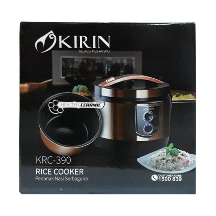 Jual Kirin Krc390 Rice Cooker (Simaspur) Ceramic 3In1 2 Liter | Shopee Indonesia