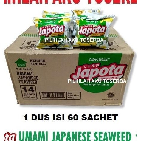 Jual Japota Keripik Kentang Rumput Laut / Seaweed Renceng - (Harga 1 ...