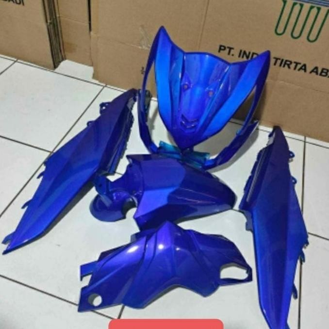 Jual Cover Body Halus Motor Honda Beat Fi 2013_2016 Warna Biru Candy ...