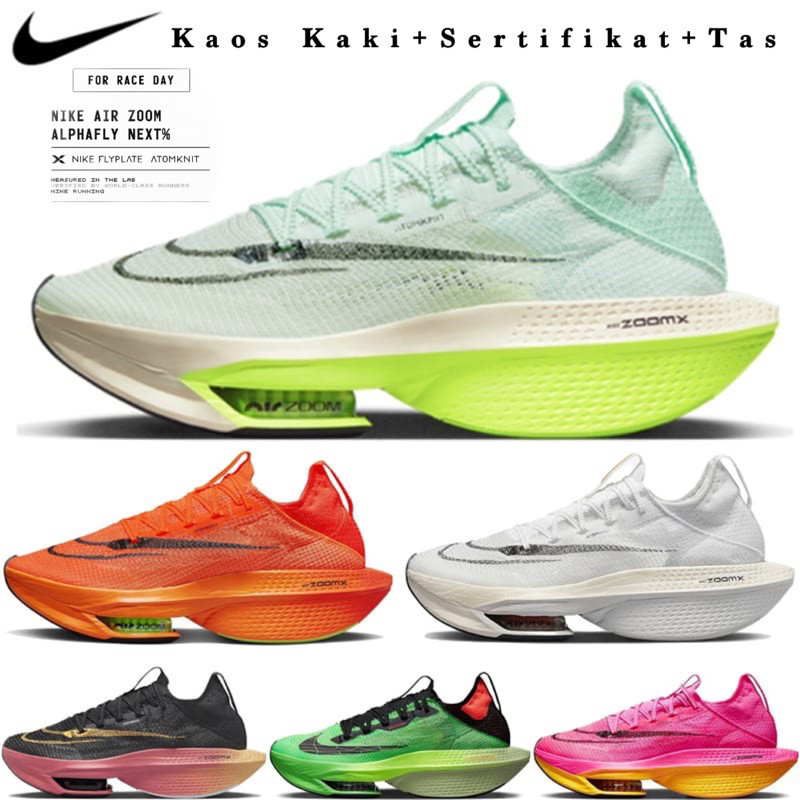 Jual SEPATU RUNNING AIR ZOOM ALPHAFLY Next% PERCENT 2 KENYA BLACK WHITE ...