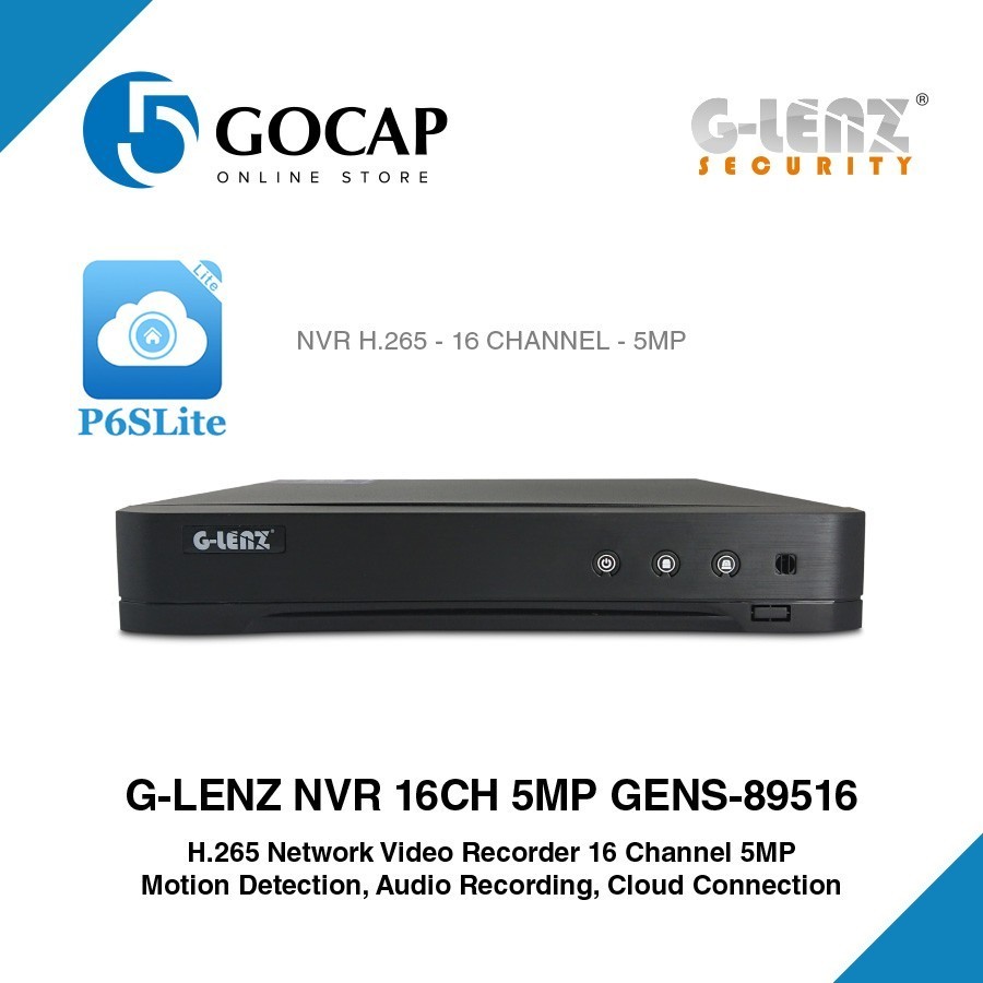 Jual GLENZ CCTV NVR 16CH 5MP - GUNS 89516 (5MP) | Shopee Indonesia