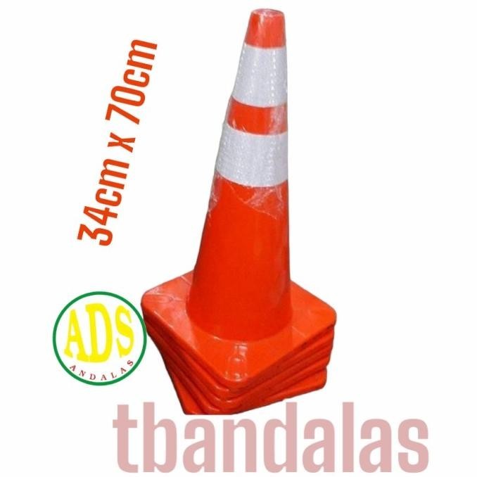 Jual HARGA DISC - traffic cone kerucut lalu lintas pembatas jalan | Shopee Indonesia