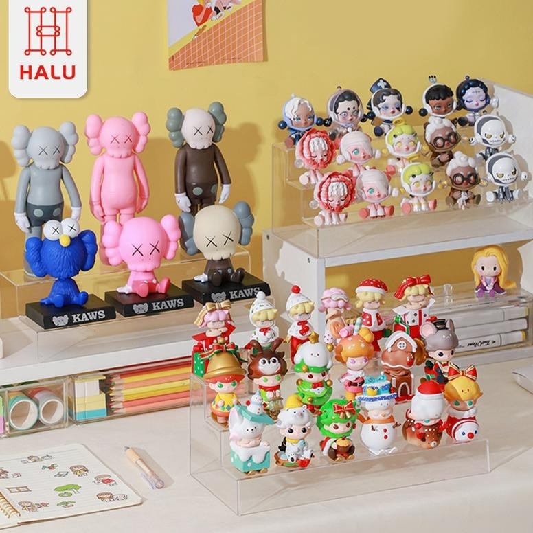 Jual Rak Susun Display Rak Pajangan Akrilik Transparan Kotak ...