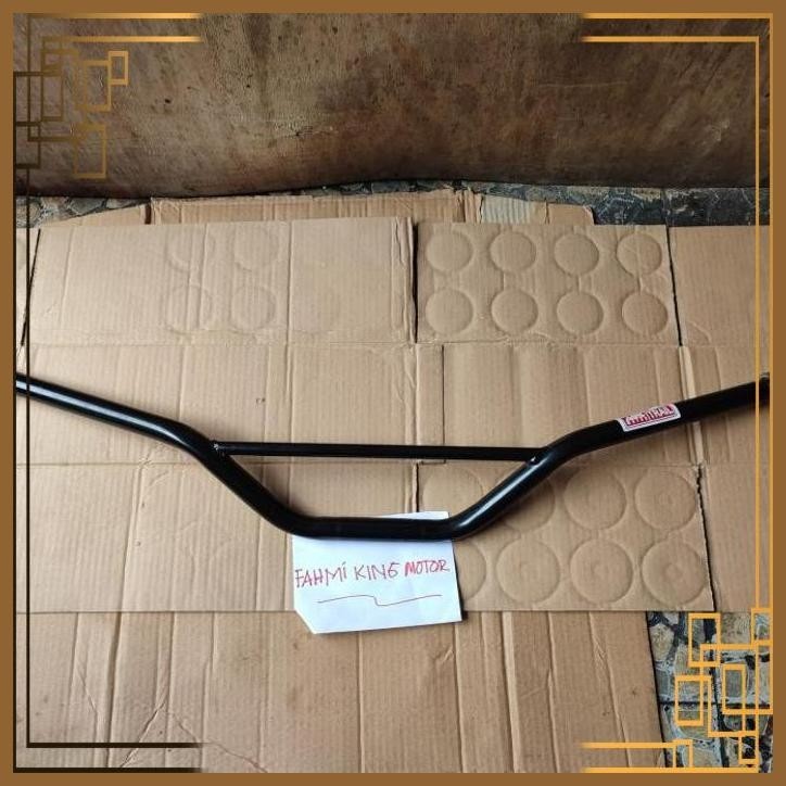 Jual [FHK] STANG STIR SETIR HITAM MODEL TRAIL PLUS JALU BANDUL ...