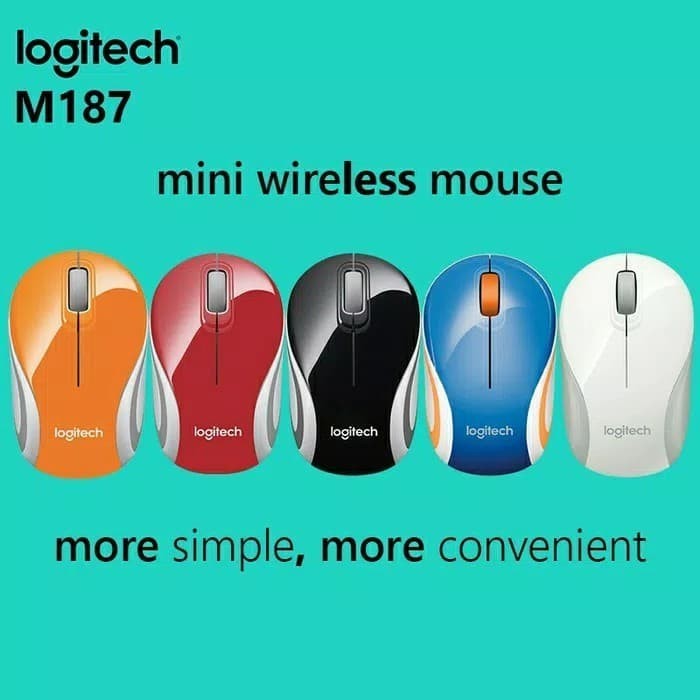 Jual Mouse Wireless Logitech M187 Original Resmi / Wireless Mouse Original | Shopee Indonesia