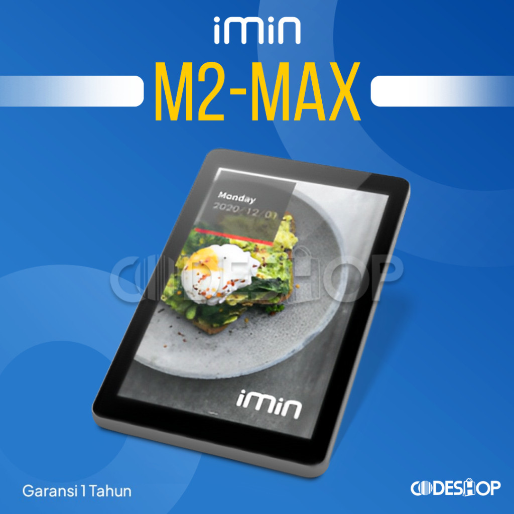 Jual Mesin Kasir iMin M2 MAX Pos Android 8 Inch RAM 2GB/4GB Thermal 58 mm | Shopee Indonesia